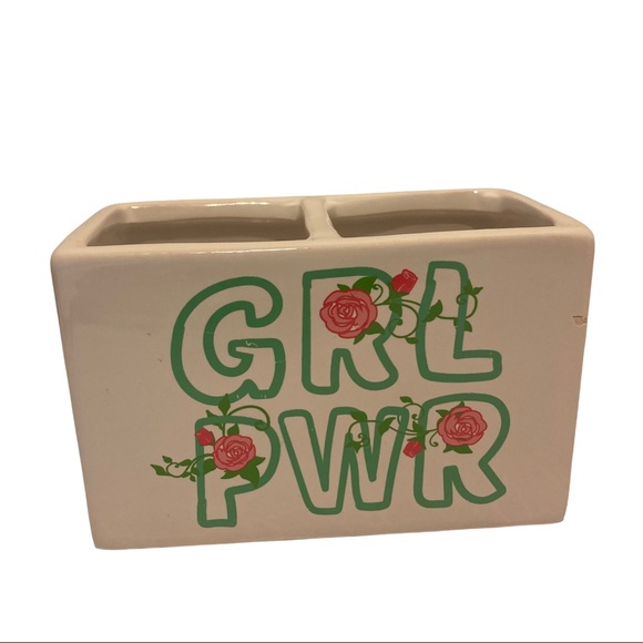 Accents | Girl Power Decorative Ceramic Double Opening Vase Or ...